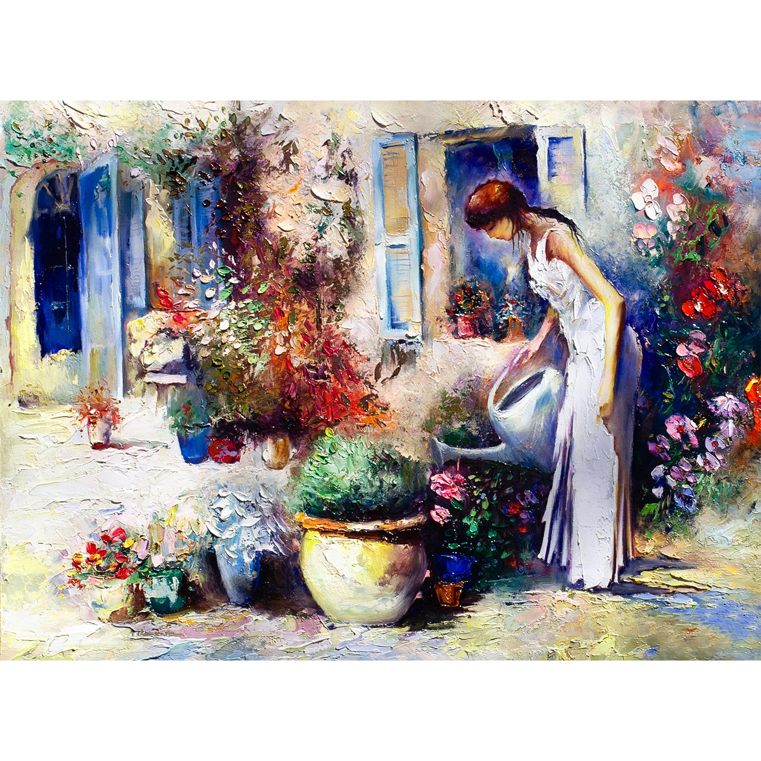 Nurturing Life Canvas Wall Painting